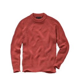 Mey & Edlich Mey & Edlich Herren Fundierter Pullover Orange 60 % Baumwolle, 40 % Schurwolle
