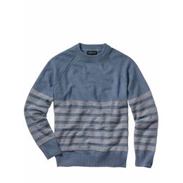 Mey & Edlich Mey & Edlich Herren Kringel-Pullover Blau 93 % Baumwolle, 4 % sonstige Fasern, 3 % Polyamid
