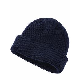 Mey & Edlich Mey & Edlich Herren Dockarbeiter-Wollm&uuml;tze Blau 100 % Wolle
