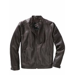 Mey & Edlich Mey & Edlich Herren Minimalist-Blouson Braun 100 % Leder (Lammnappa)