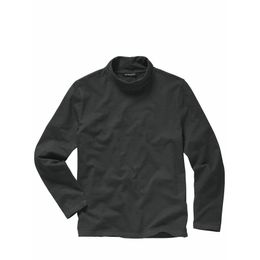 Mey & Edlich Mey & Edlich Herren Hals-&uuml;ber-Kopf-Rollneck Schwarz 100 % Baumwolle (bio)