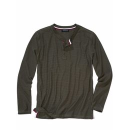 Mey & Edlich Mey & Edlich Herren Tannennadel-Henley Gr&uuml;n 100 % Baumwolle (bio)