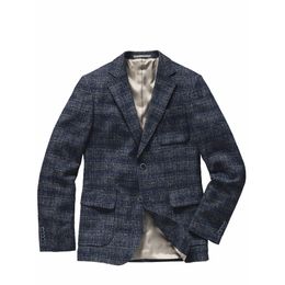 Mey & Edlich Mey & Edlich Herren Charakterkaro-Sakko Blau 50 % Viskose, 28 % Wolle, 8 % Polyester, 8 % Polyamid, 6 % Leinen