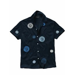 Mey & Edlich Mey & Edlich Herren Sommerkompass-Polo Blau 100 % Baumwolle