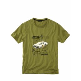 Mey & Edlich Mey & Edlich Herren Nature-Calling-Shirt Gr&uuml;n 100 % Baumwolle