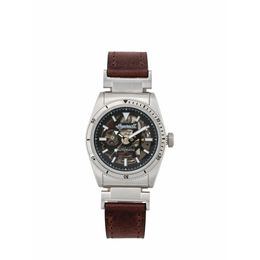 Ingersoll Herren Uhr The Scovill Braun Edelstahlgeh&auml;use, silber: ca