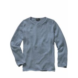 Mey & Edlich Mey & Edlich Herren Upcycled Sweater Blau 95 % Baumwolle (mindestens 65 % recycelt), 5 % andere Fasern (recycelt)