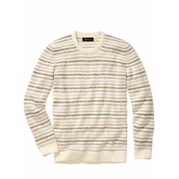 Mey & Edlich Mey & Edlich Herren Sommerstarter-Pullover Wei&szlig; 95 % Baumwolle, 5 % Polyester