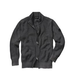 Mey & Edlich Mey & Edlich Herren Schockfroster-Strickjacke Grau 100 % Baumwolle (bio)