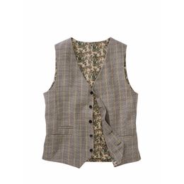Mey & Edlich Mey & Edlich Herren Charakter-Weste Gr&uuml;n 100 % Baumwolle