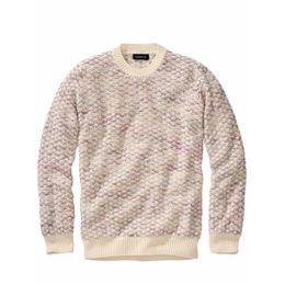 Mey & Edlich Mey & Edlich Herren Wunderwabe-Pullover Beige 70 % Baumwolle (davon 20 % Bio-Baumwolle), 30 % Seide