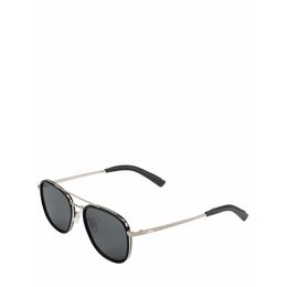 Mey & Edlich Mey & Edlich Herren Flieger-Sonnenbrille Schwarz Metallrahmen, kratzfestes Glas