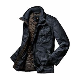 Mey & Edlich Mey & Edlich Herren Dry-Wax-Jacke Blau 100 % Baumwolle
