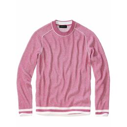 Mey & Edlich Mey & Edlich Herren Immer-besonders-Pullover Rosa 77 % Baumwolle, 12 % Leinen, 11 % Polyester