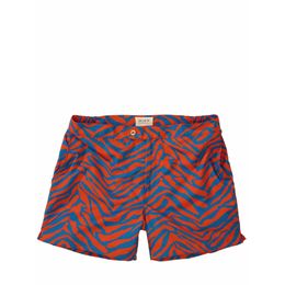 Pier Sicilia Herren Badeshorts Luchino Orange 100 % Polyester