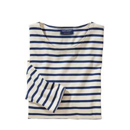 St. James Herren Bretagne-Shirt Beige 100 % Baumwolle
