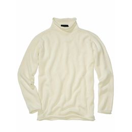 Mey & Edlich Mey & Edlich Herren Innovationen-Pullover Wei&szlig; 95 % Baumwolle, 5 % Kaschmir