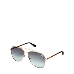 WOOD FELLAS Herren Pilotenbrille Nesselburg Braun Glasbreite: ca