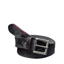 Lederwerk Herren Leder-G&uuml;rtel II Schwarz Ca