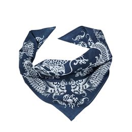 Indigo People Herren Indigo Bandana Blau Ma&szlig;e: ca