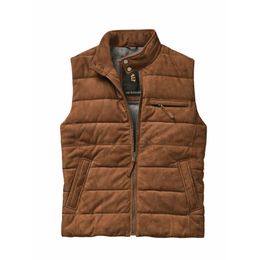 Mey & Edlich Mey & Edlich Herren Fusion Lederweste Braun Obermaterial: Ziegenveloursleder