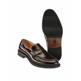 Mey & Edlich Mey & Edlich Herren Klassischer Penny-Loafer Braun Kalbleder