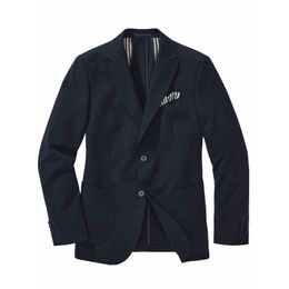 Mey & Edlich Mey & Edlich Herren Sprezzatura-Anzugsakko Blau 76 % Baumwolle, 24 % Seide