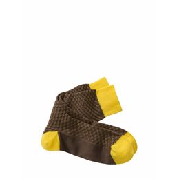 Mey & Edlich Mey & Edlich Herren Schachspieler-Socke Braun 80 % Baumwolle, 20 % Polyamid