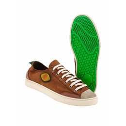 Satorisan S.L Herren Premium-Sneaker Koto Braun Obermaterial, Futter: Rindleder