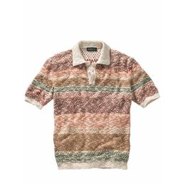 Mey & Edlich Mey & Edlich Herren Erdschichten-Polo Braun 100 % Baumwolle