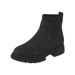 Chelseaboots Roxy "JEYNA", Damen, Gr. 41, schwarz, braun, schwarz, Synthetik, Schuhe Chelseaboots, Ankleboots, Schlupfboots, Stiefelette, wasserabweisend