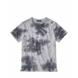 Mey & Edlich Mey & Edlich Herren Batik-T-Shirt Grau 100 % Baumwolle
