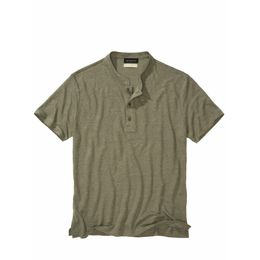 Mey & Edlich Mey & Edlich Herren Lust-auf-Luft-Leinenpolo Gr&uuml;n 100 % Leinen