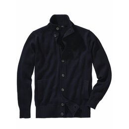 Mey & Edlich Mey & Edlich Herren Sternstunden-Cardigan Blau 100 % Schurwolle (Merino)