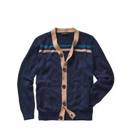 Mey & Edlich Mey & Edlich Herren Campus-Cardigan Blau 62 % TENCEL(TM), 30 % Baumwolle, 8 % Polyamid