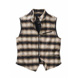 Mey & Edlich Mey & Edlich Herren Mohair-Karoweste Beige 68 % Wolle, 17 % Mohair, 15 % Polyamid
