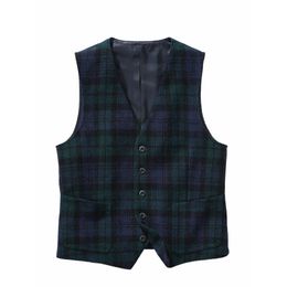 Mey & Edlich Mey & Edlich Herren King George II. Weste Blau 100 % Schurwolle