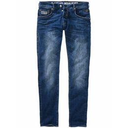 Herrlicher Herren Jeans Trade Blau 85 % Baumwolle, 14 % Polyester, 1 % Elasthan