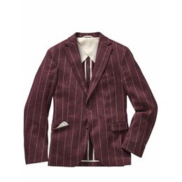 Mey & Edlich Mey & Edlich Herren Auszeit-Anzugsakko Rot 47 % Leinen, 37 % Baumwolle, 13 % Polyester, 3 % andere Fasern