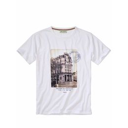 Mey & Edlich Mey & Edlich Herren Gr&uuml;&szlig;e-vom-Ernst-Shirt Wei&szlig; 100 % Baumwolle (aus kontrolliert biologischem Anbau)