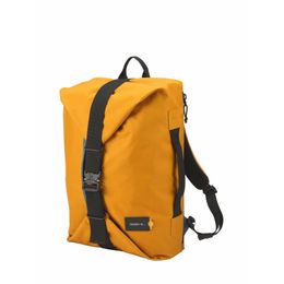 Property of Herren Konzept-Rucksack Marco Gelb 100 % recyceltes PET, gewachst und wasserabweisend