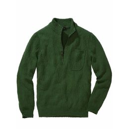 Mey & Edlich Mey & Edlich Herren Struktur-Troyer Gr&uuml;n 70 % Baumwolle, 30 % Leinen