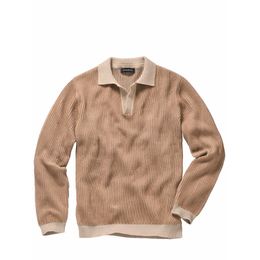 Mey & Edlich Mey & Edlich Herren Raumgreifer-Polo Beige 100 % Baumwolle (bio)
