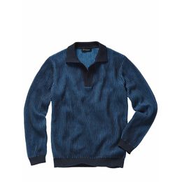 Mey & Edlich Mey & Edlich Herren Raumgreifer-Polo Blau 100 % Baumwolle (bio)