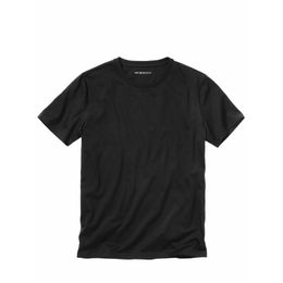 Mey & Edlich Mey & Edlich Herren Glanzleistung-Shirt Schwarz 100 % Baumwolle