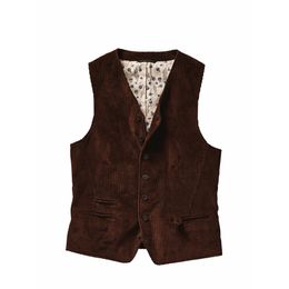 Mey & Edlich Mey & Edlich Herren Ernst-Mey-Cord-Anzugweste Braun 98 % Baumwolle, 2 % Elasthan