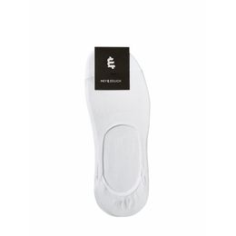 Mey & Edlich Mey & Edlich Herren Unsichtbare Socke Twinpack Wei&szlig; 80 % Baumwolle, 18 % Polyamid, 2 % Elasthan