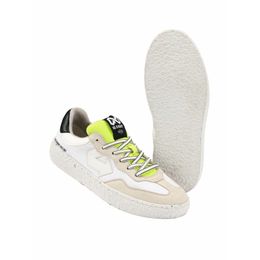 ID Eight Herren Uriduri-Sneaker Wei&szlig; Obermaterial: 44 % Polyester (recycled, wasserabweisend), 38 % Polyamid (recycled), 12 % BioVeg (Maiskorn), 6 % Apfelschale