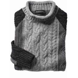 Mey & Edlich Mey & Edlich Herren Alles-gegeben-Pullover Grau 80 % Wolle, 20 % Polyamid