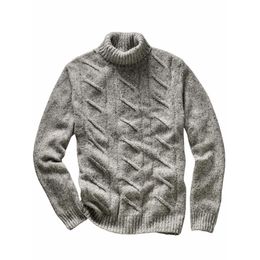 Mey & Edlich Mey & Edlich Herren Fischerseil-Pullover Grau 60 % Wolle, 20 % Viskose, 20 % Polyamid